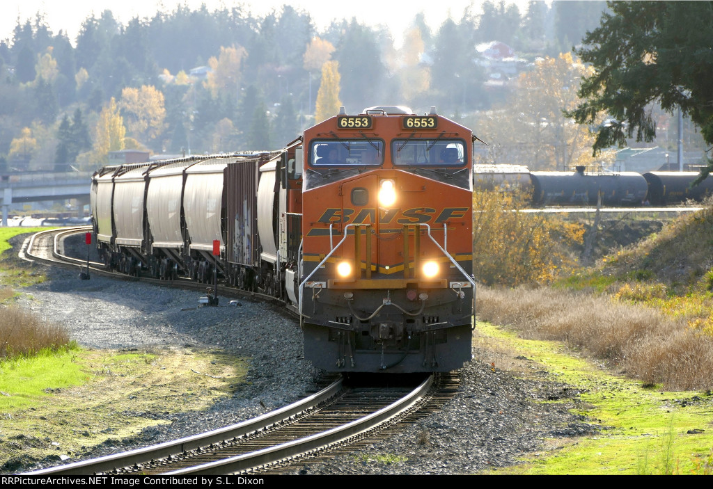 BNSF 6553 SPOEVE on the SeaLine